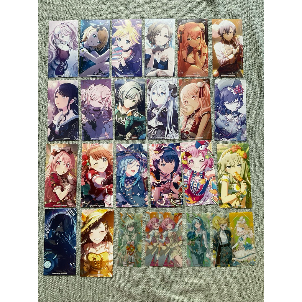 Project Sekai Clear Bookmark Benefits Animate ePick Card Photocard ...