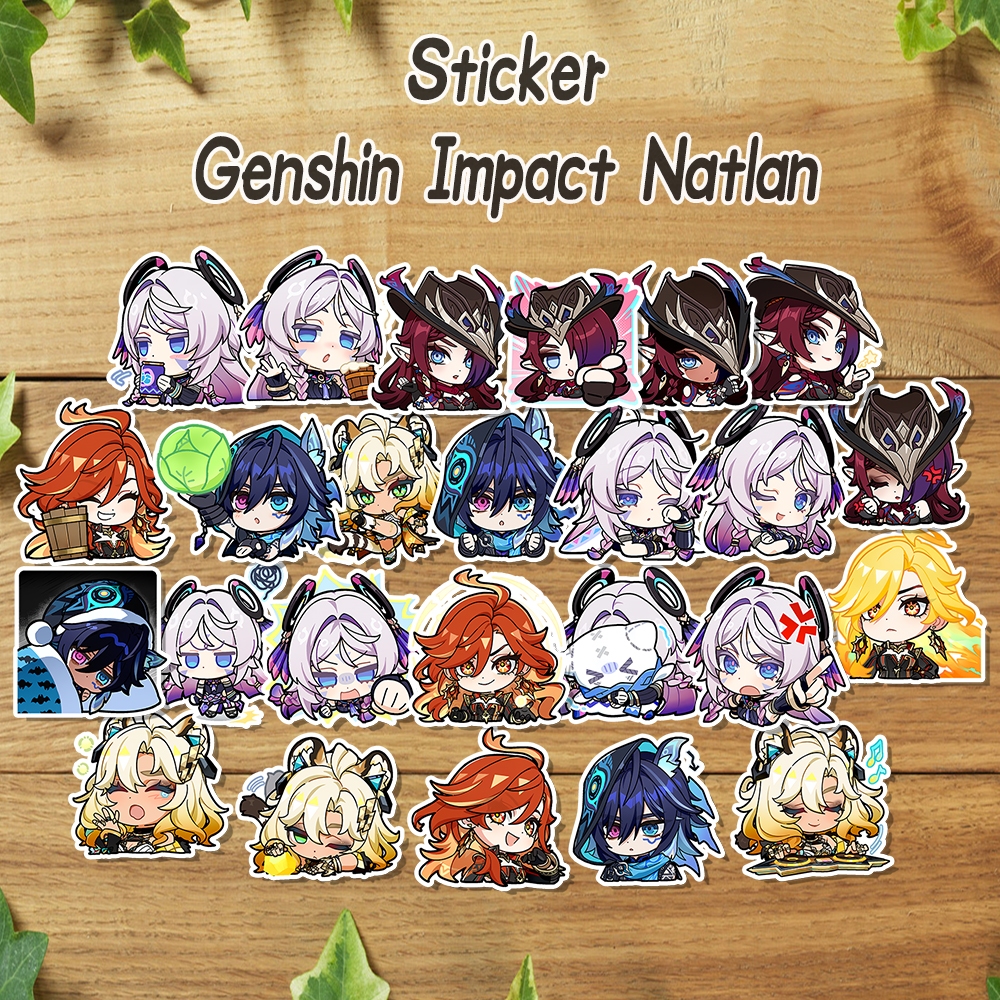 Genshin Impact Natlan Sticker Genshin Emoji Vinyl Sticker / Genshin ...