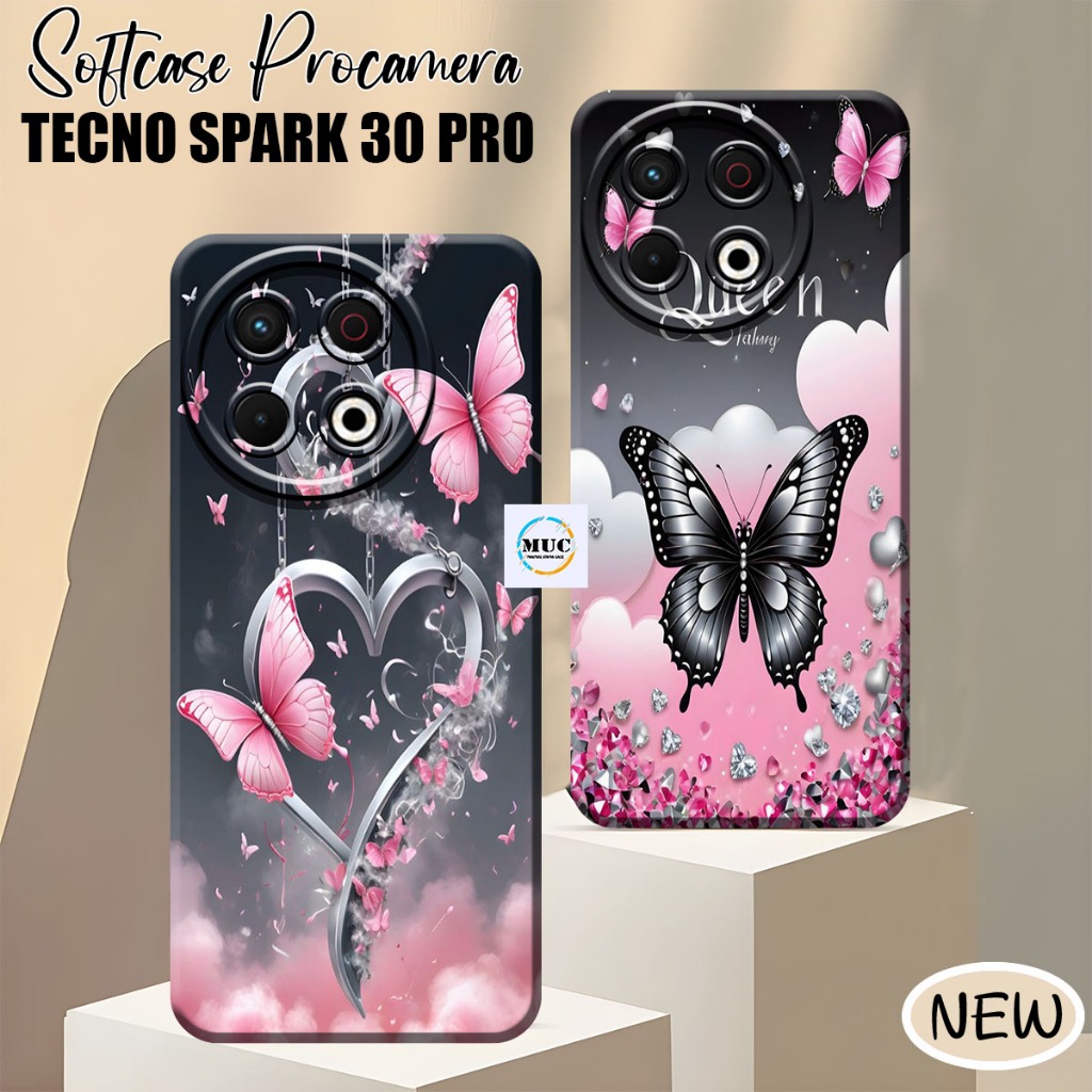 Tecno Spark 30 Pro 4G 2025 Silicone Prokamera Casing Beautiful ...