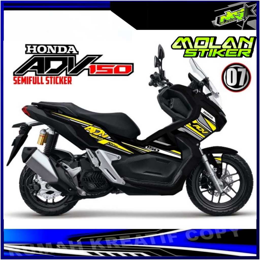 Honda ADV 150 Variation Striping Sticker Decal/ADV 150 Decal/ADV 150 ...