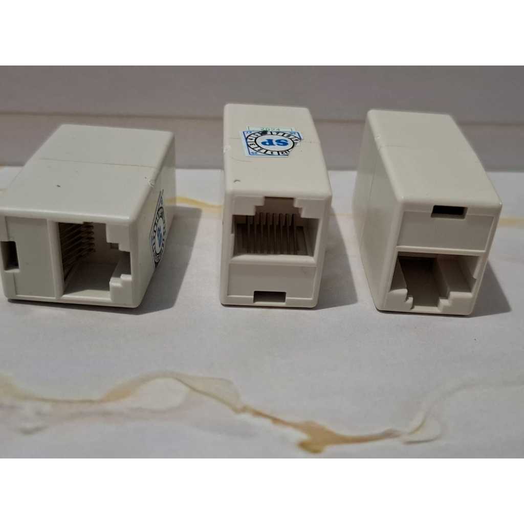 1 to 1 Barrel / RJ45 Barrel UTP Connection / RJ45 Connector / LAN Cable ...