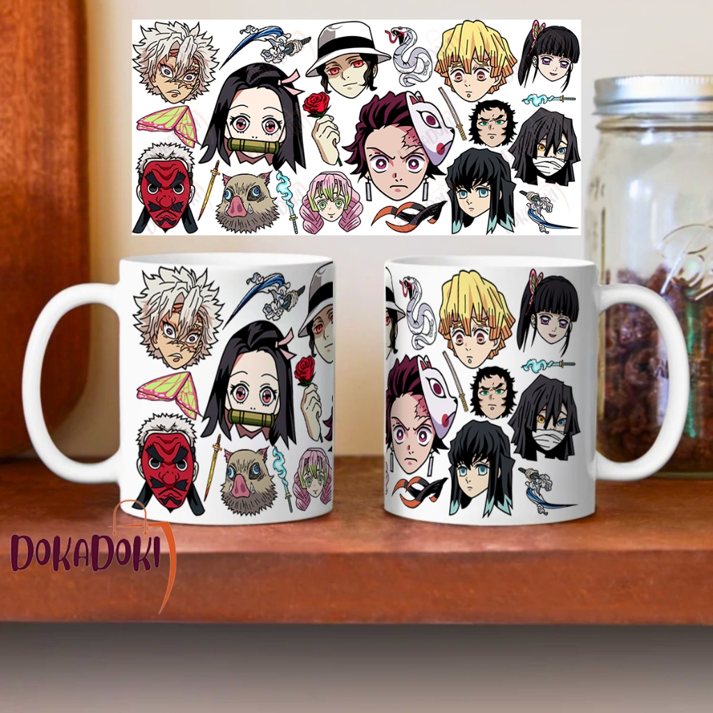 Demon slayer Kimetsu No Yaiba Nezuko kamado Coffee Mug Anime | Shopee ...
