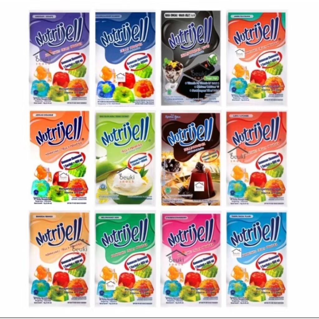 NUTRIJELL JELLY POWDER PACKAGE 10 GRAM | Shopee Malaysia