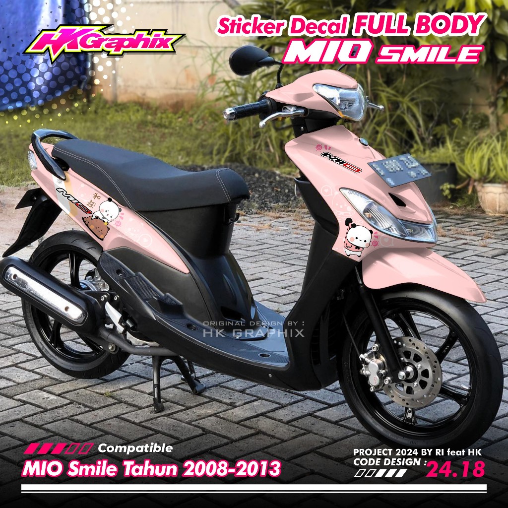 Decal Sticker Mio Smile Mio Sporty Full Body 2008 2009 2010 2011 2012 ...