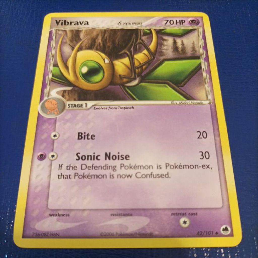 POKEMON VIBRAVA DRAGON FRONTIERS DELTA UNCOMMON NON FOIL SINGLE ...