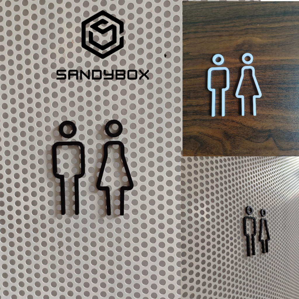 ABS Plastic Men's & Women's Toilet sign markers | Durable Unisex ...
