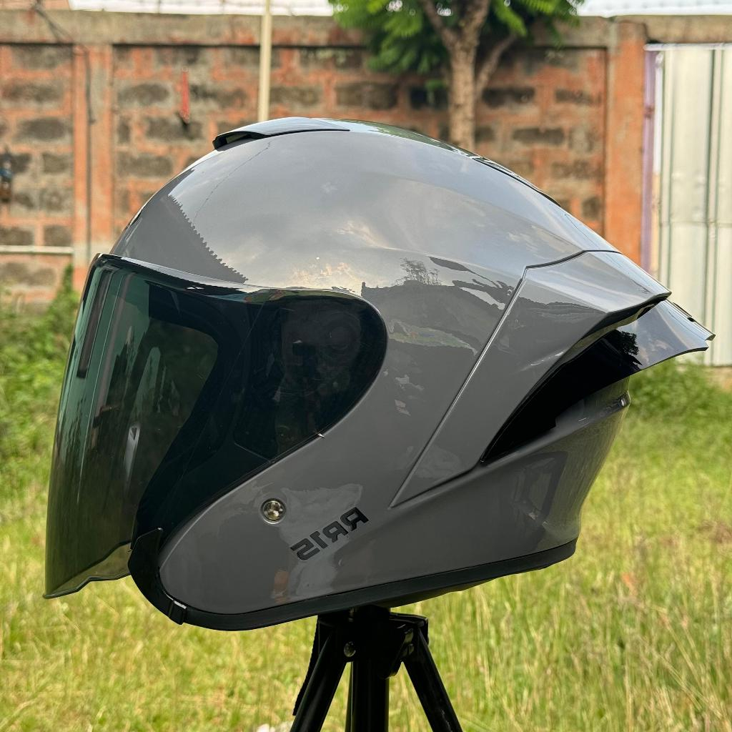 Latest MLA KAIROZ 2 Solid Half Face Helmet Free Spoiler Black (SNI ...