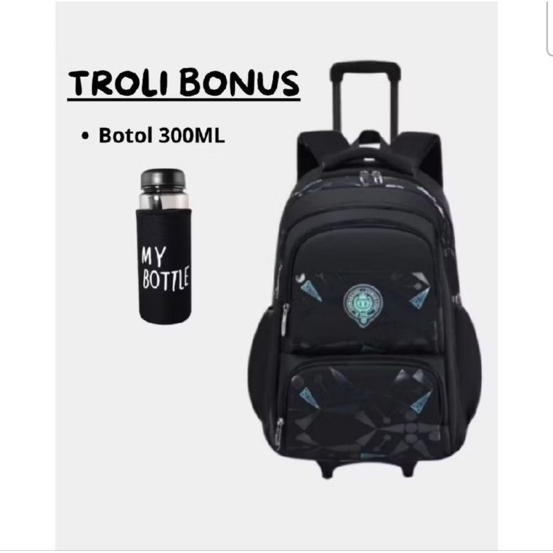 Boys' TROLLEY BAG CHILDREN'S PUSH BACKPACK | Shopee Malaysia
