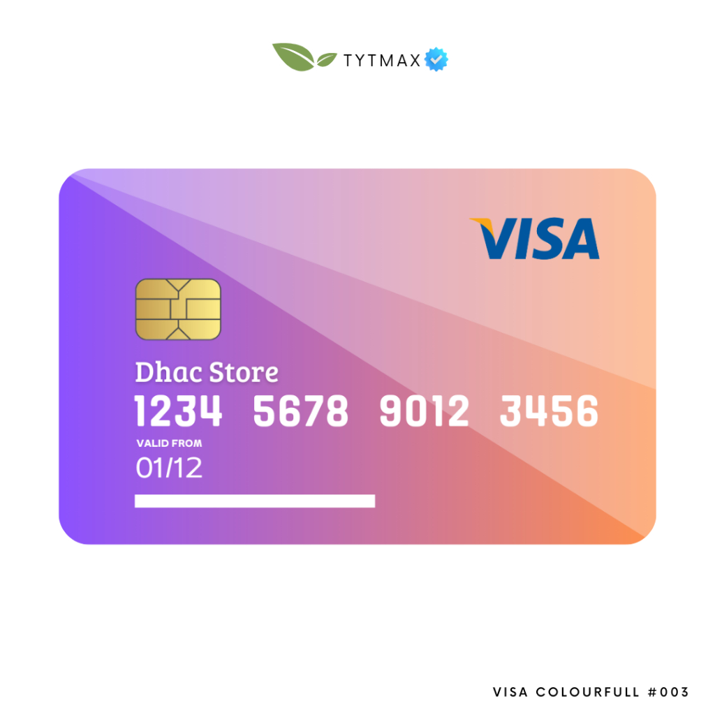 Visa colourfull 003 / Dummy Credit Card / Fake Premium ID Card | Shopee ...