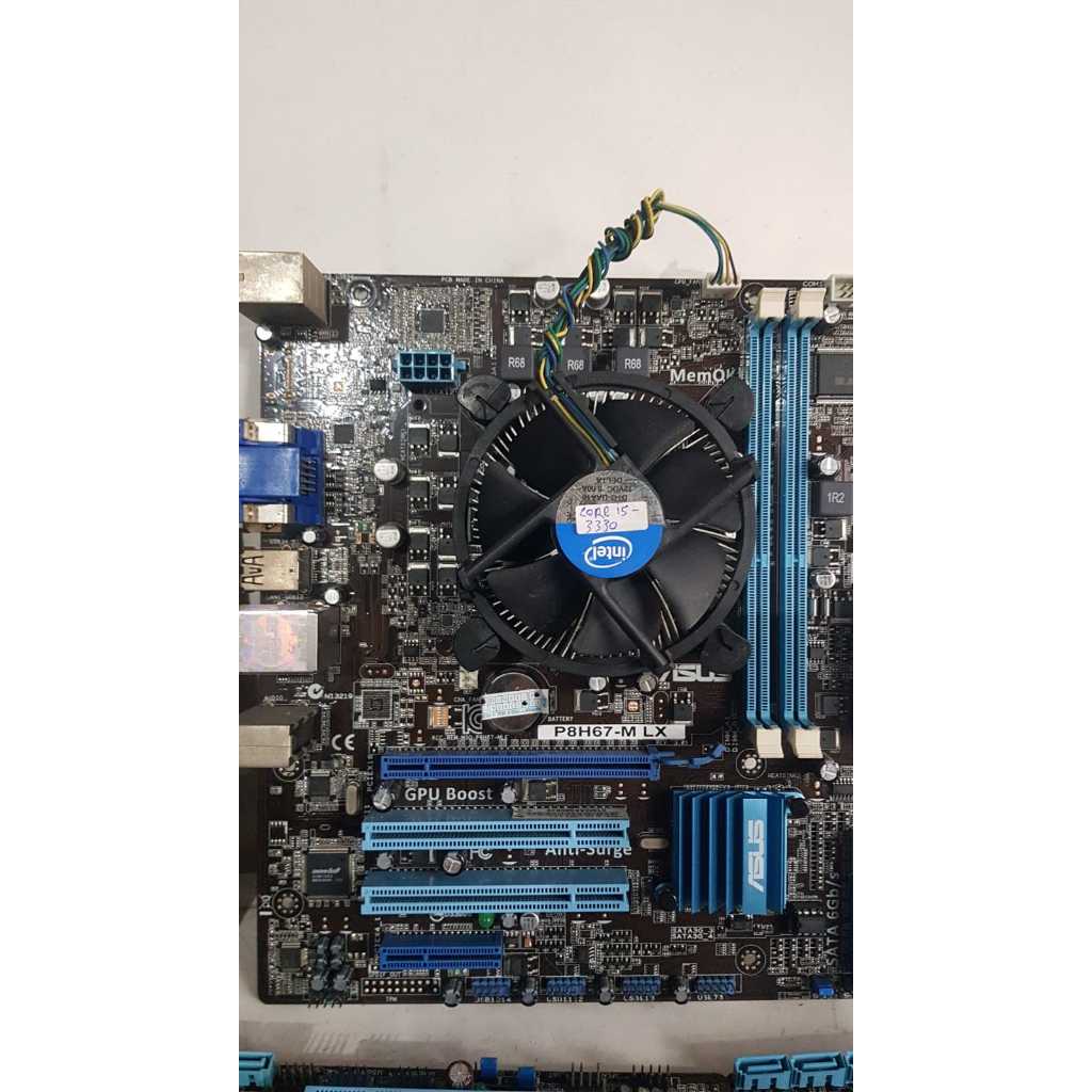 Mainboard processor LGA 1155 PACKAGE CORE I5 3330 3.00ghz MOBO H61 DDR3 ...