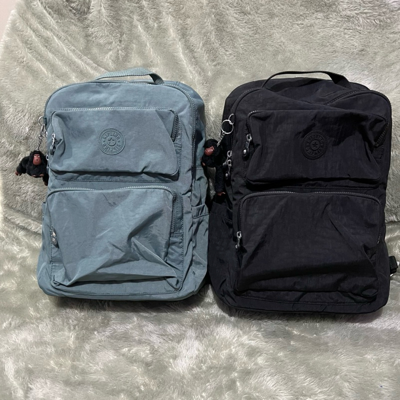 Kipling Backpack Gray / Black | Shopee Malaysia