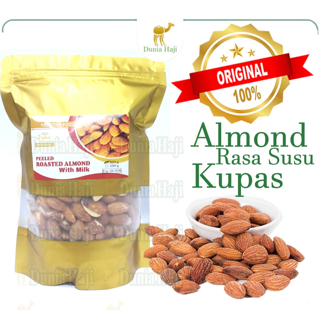 Peeled Almonds Flavored Arabic Almond Milk With Milk Without Ripe ...