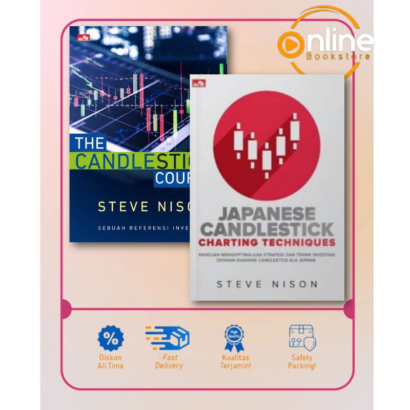 Package of 2 Books The Candlestick Course & Japanese Candlestick ...