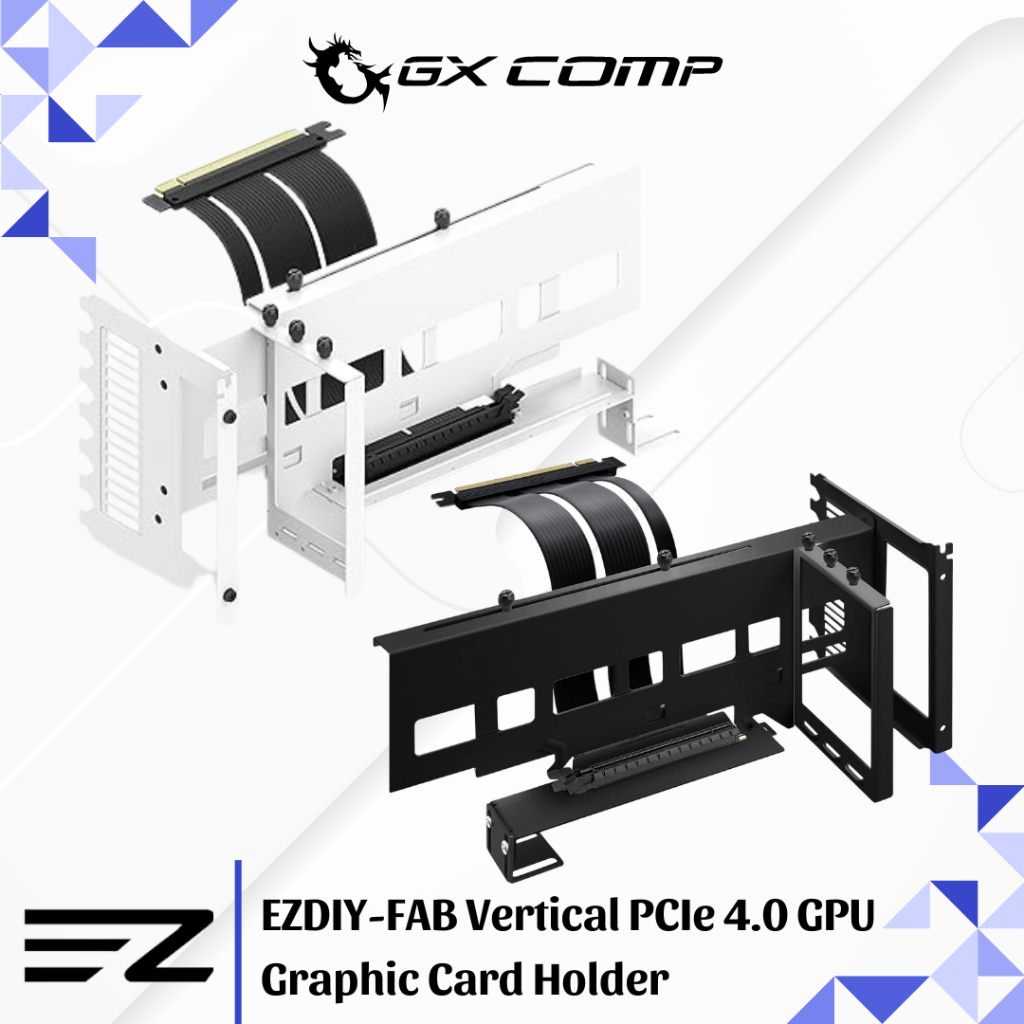 Ezdiy-fab Vertical PCIe 4.0 GPU Graphic Card Holder Black/White ...