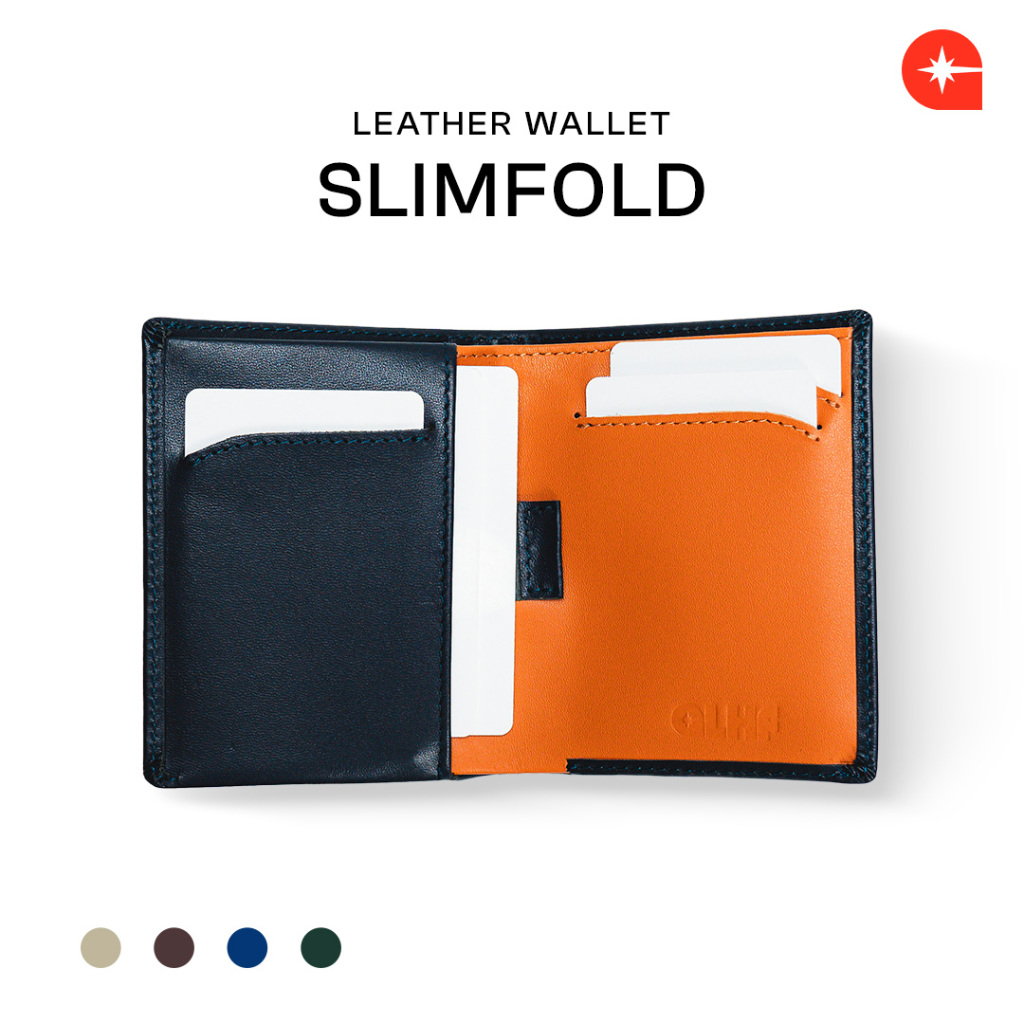 Slimfold Slim Genuine Leather Wallet by GLHF Studio Leather Wallet ...