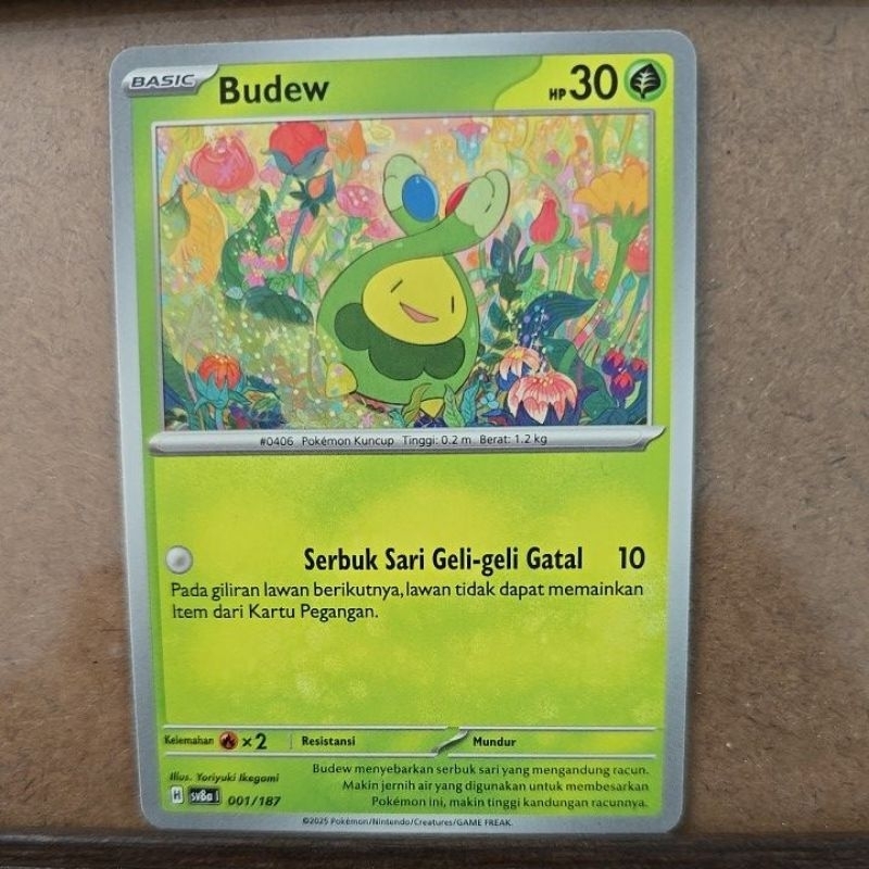 Budew NON holo 001/187 TCG POKEMON / POKEMON CARD | Shopee Malaysia