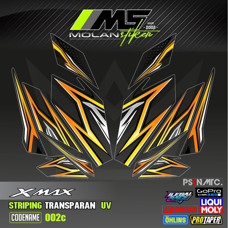 Decal Sticker Striping Transparent Variations Uv Xmax Connected Xmax ...
