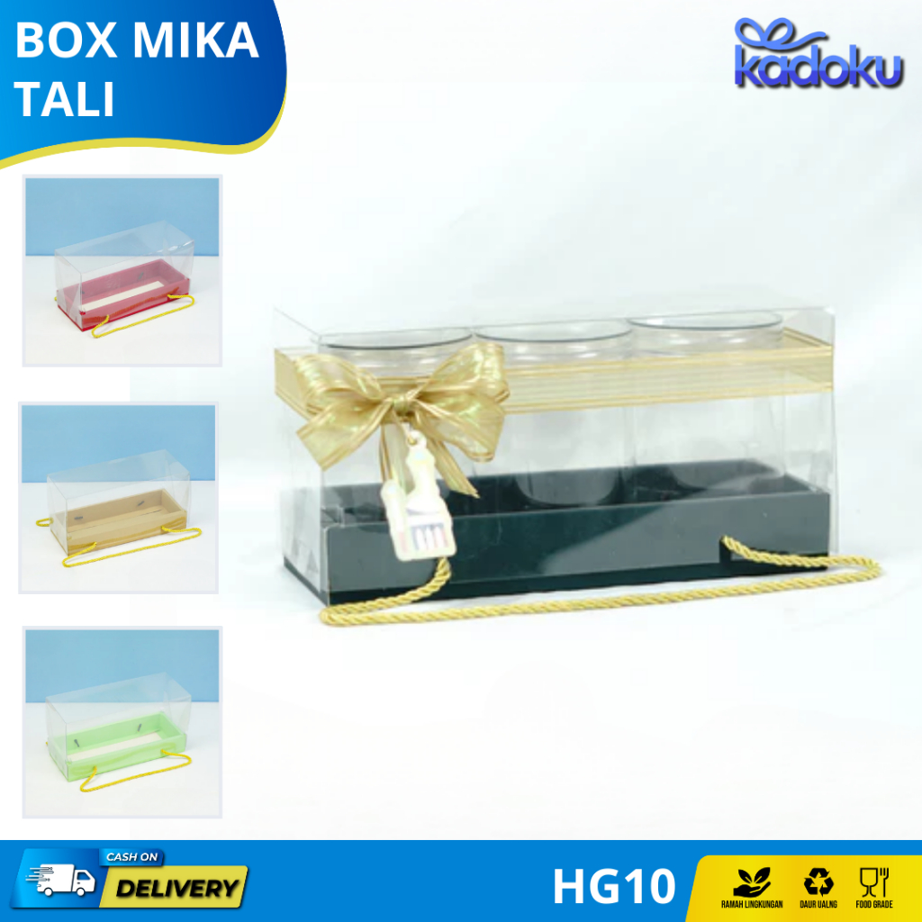 Mica Rope Box / Mica Jar Box Contents of 3 / Mica Box Cookies Cookies ...