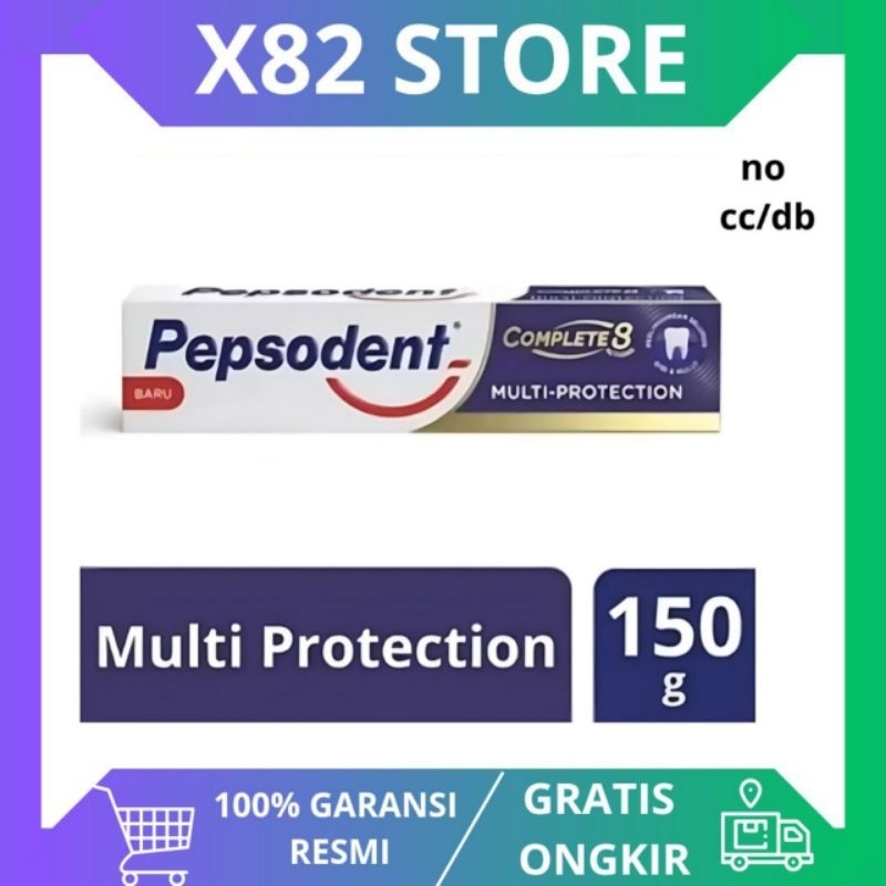 Pepsodent Complete 8 Multi Protection Anti Bacterial 150g | Shopee Malaysia