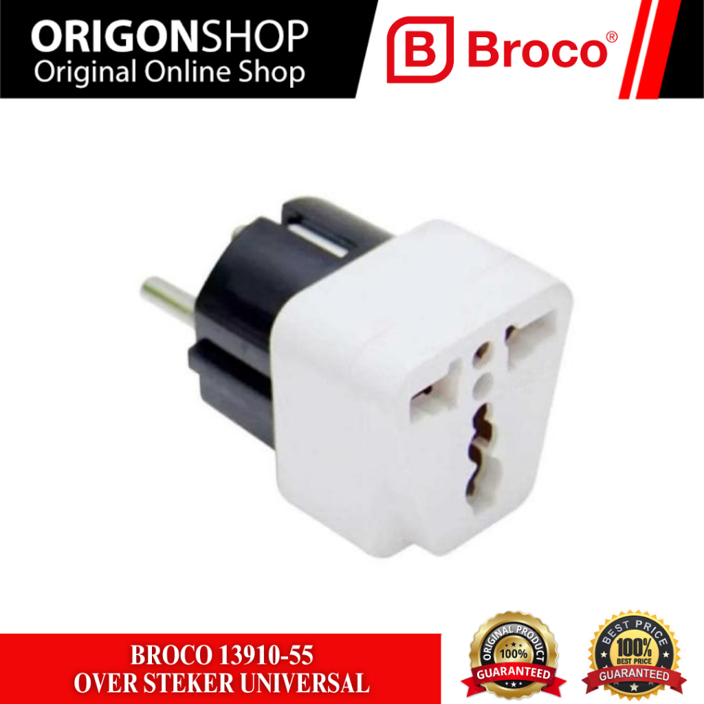Broco 13910-55 (B) Over Original Universal Plug (2 Pcs) | Shopee Malaysia