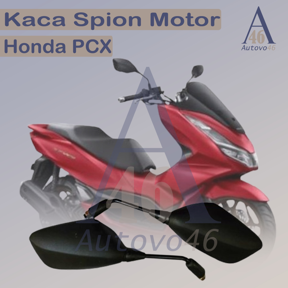 Honda PCX Drat Standard Rear View Mirror Autovo46 Convex Flat Glass ...