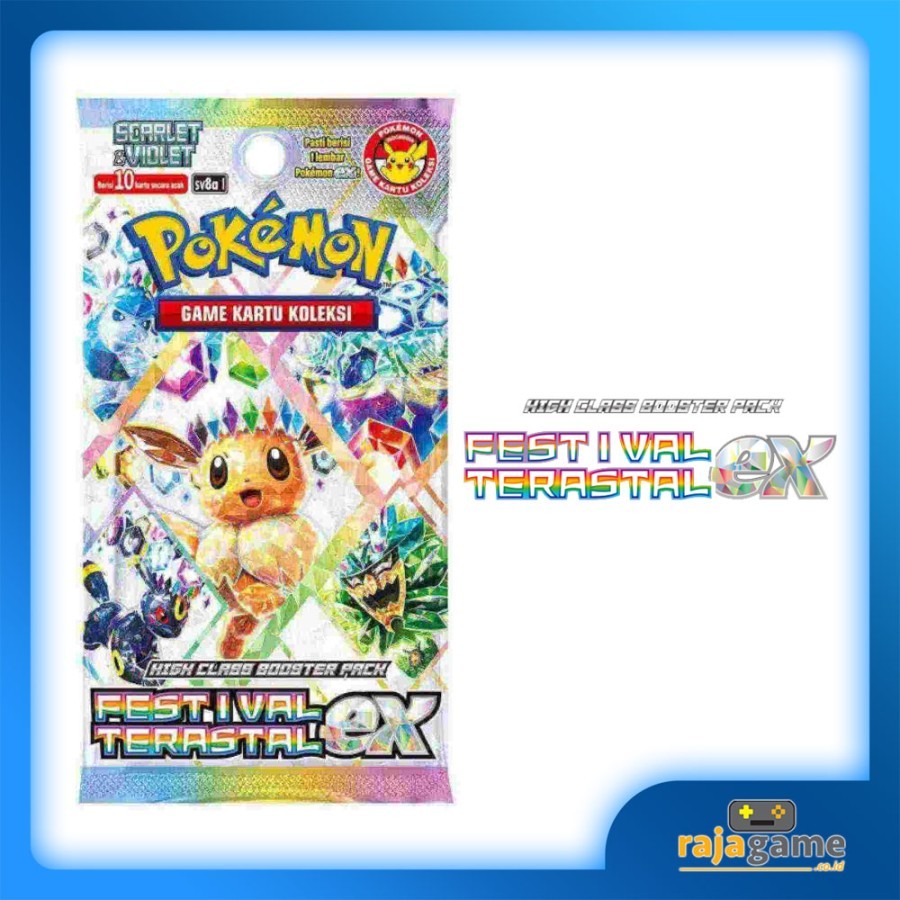 Pokémon Game Collectible Card Scarlet & Violet Festival Terastal Ex Booster Box (SV8A) | Shopee ...