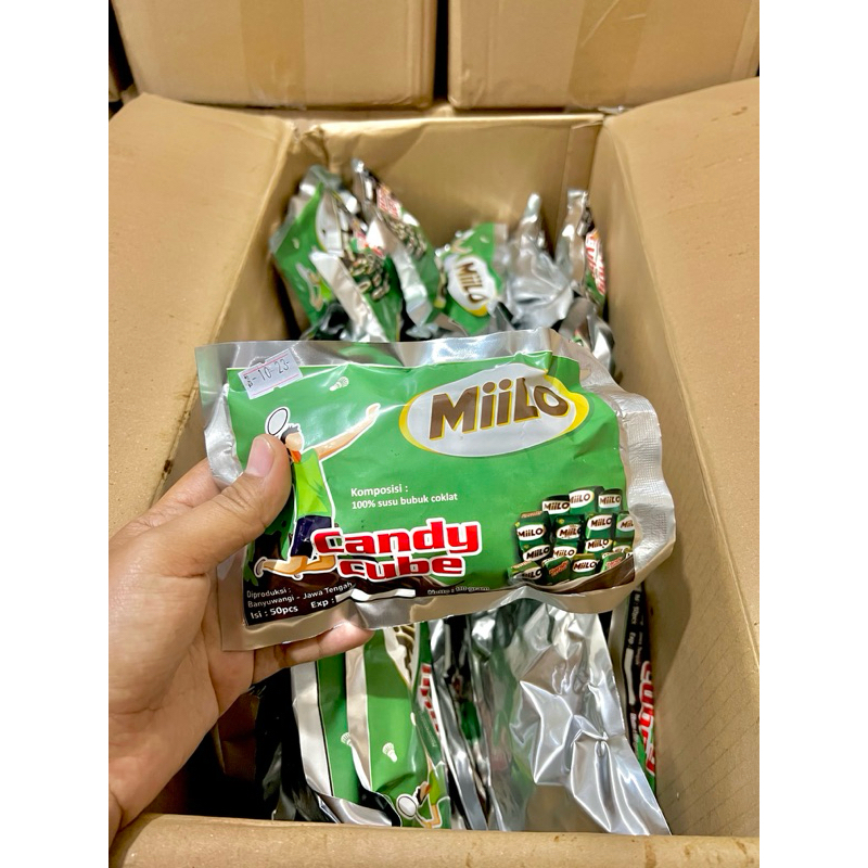 Miilo CANDY CUBE CARTON CANDY CONTAINS 40 PACKS X 50 PCS | Shopee Malaysia