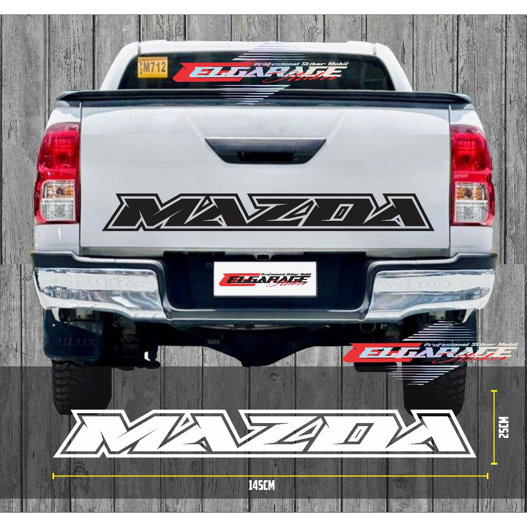 Mazda car tailgate sticker mazda car tailgate sticker mazda car sticker ...