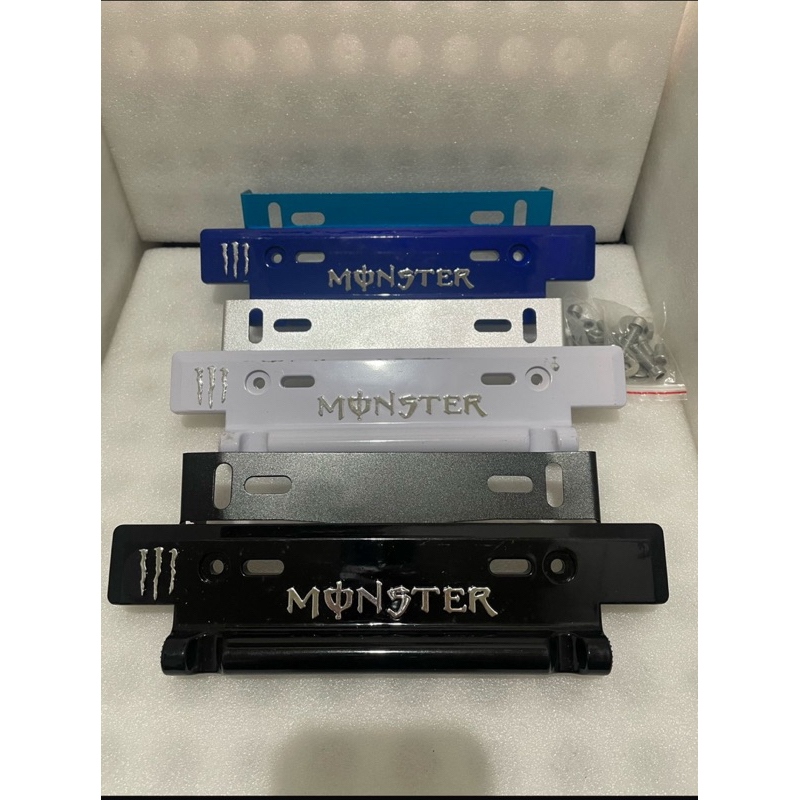 Universal MONSTER NUMBER PLATE HOLDER NUMBER PLATE BREQUETTE | Shopee ...