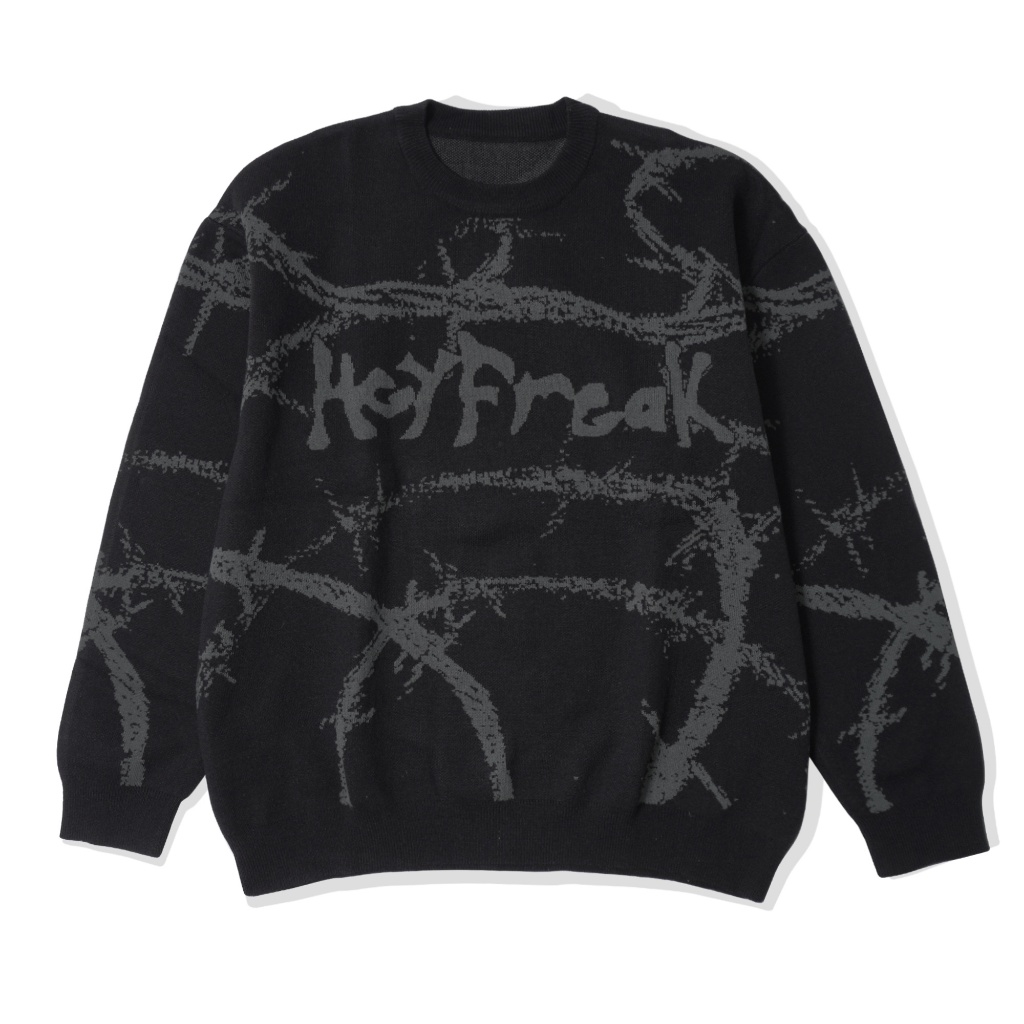 Heyfreak Knit Crewneck Thorns | Shopee Malaysia