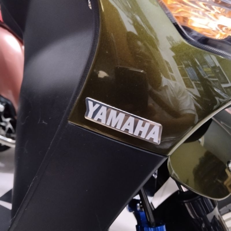 Yamaha Stainless Emblem for Left Right Shield and Body Connection for ...