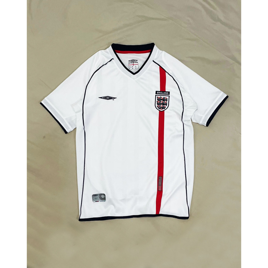 Retro Remake Umbro England Home Kit 2002 Vintage Football Jersey ...