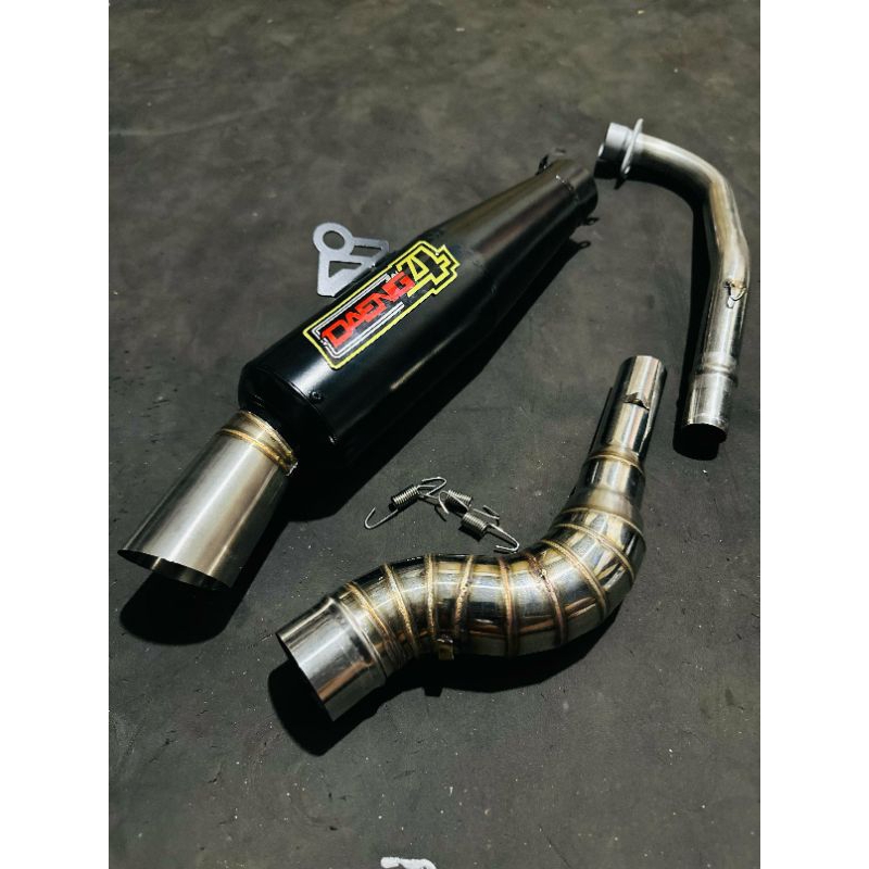 Daeng sai4 Pipe canister conical open specs exhaust Pipe for Wave 125 ...