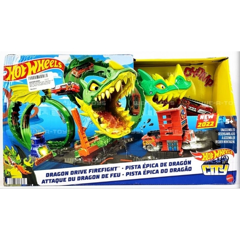 [100% ORIGINAL] HOT WHEELS DRAGON DRIVE FIRE FIGHT TOY HOTWHEELS CARS ...