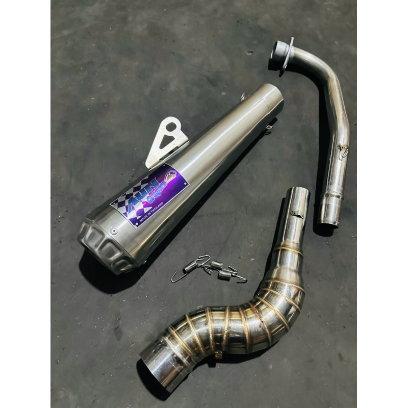 Aun Pipe canister contour open specs exhaust Pipe for Wave 125 Xrm 110/ ...