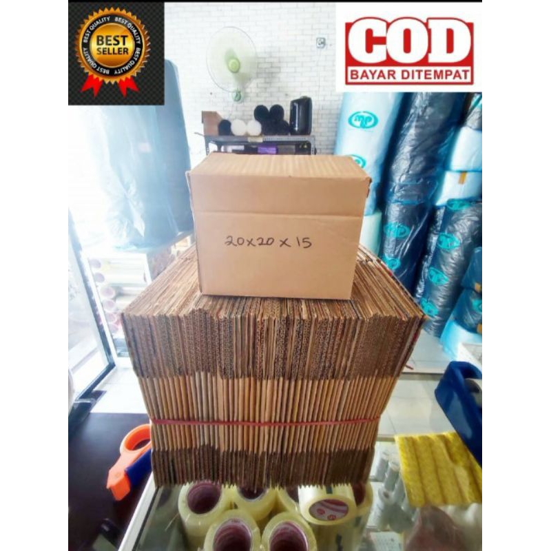 MINIMAL Cardboard | Box box | Packing | 20 X 20 X 15 cm (minimum ...