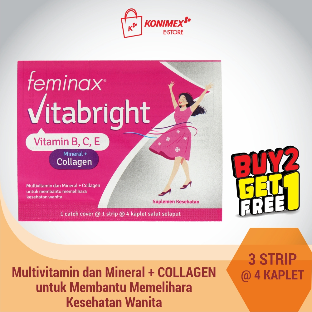 Feminax VitaBright Membrane Coated Caplets @4 Caplets – 3 strips ...