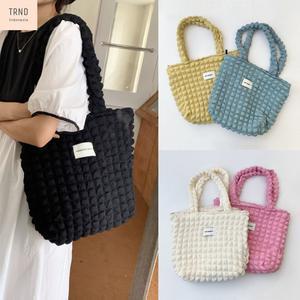 Sozakka Puffy Bag - Women's Sling Puffy Tote Bag Aesthetic College Tote ...