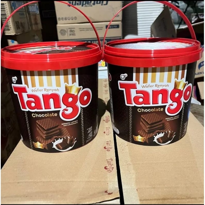 Tango wafer packaged in a jar containing 20 packs | Shopee Malaysia