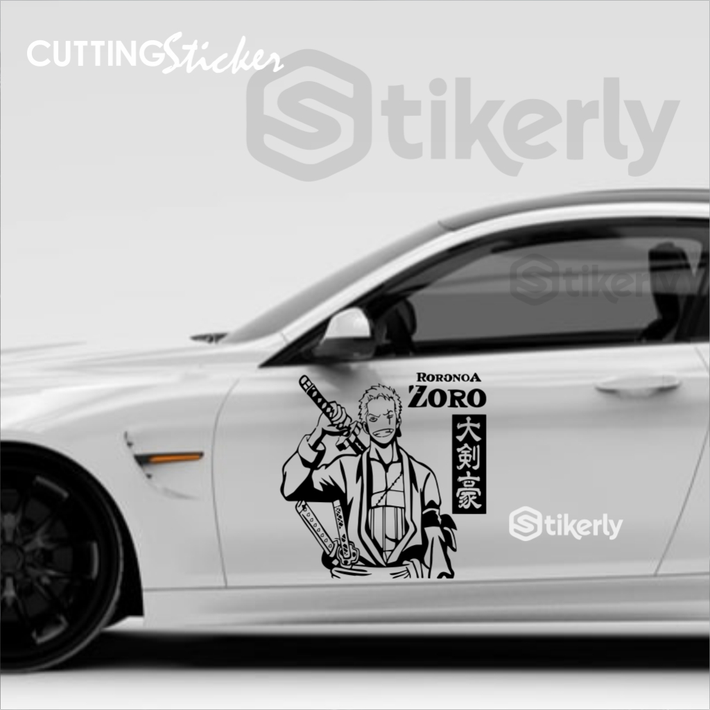 One piece sticker Roronoa zoro sticker anime zoro sticker one piece ...