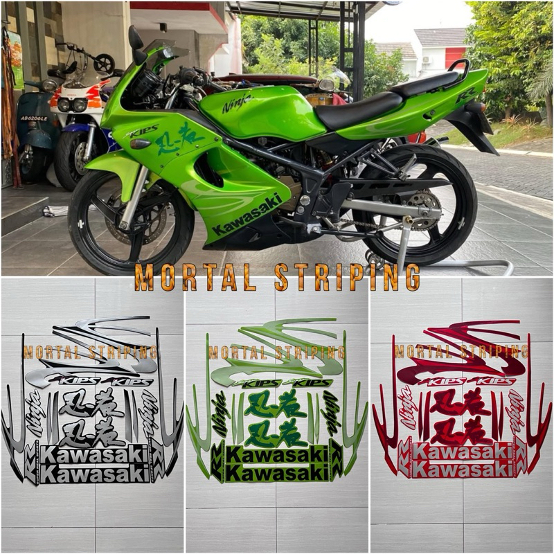 KAWASAKI BODY STRIPING STICKER NINJA RR 150 OLD 2011kawasaki sticker ...
