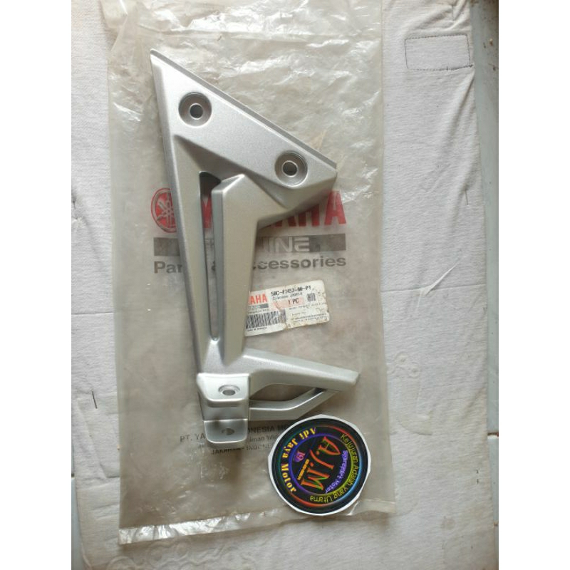 Yamaha Jupiter Mx New Silver Original 50C Left Rear Footstep Step Mount ...