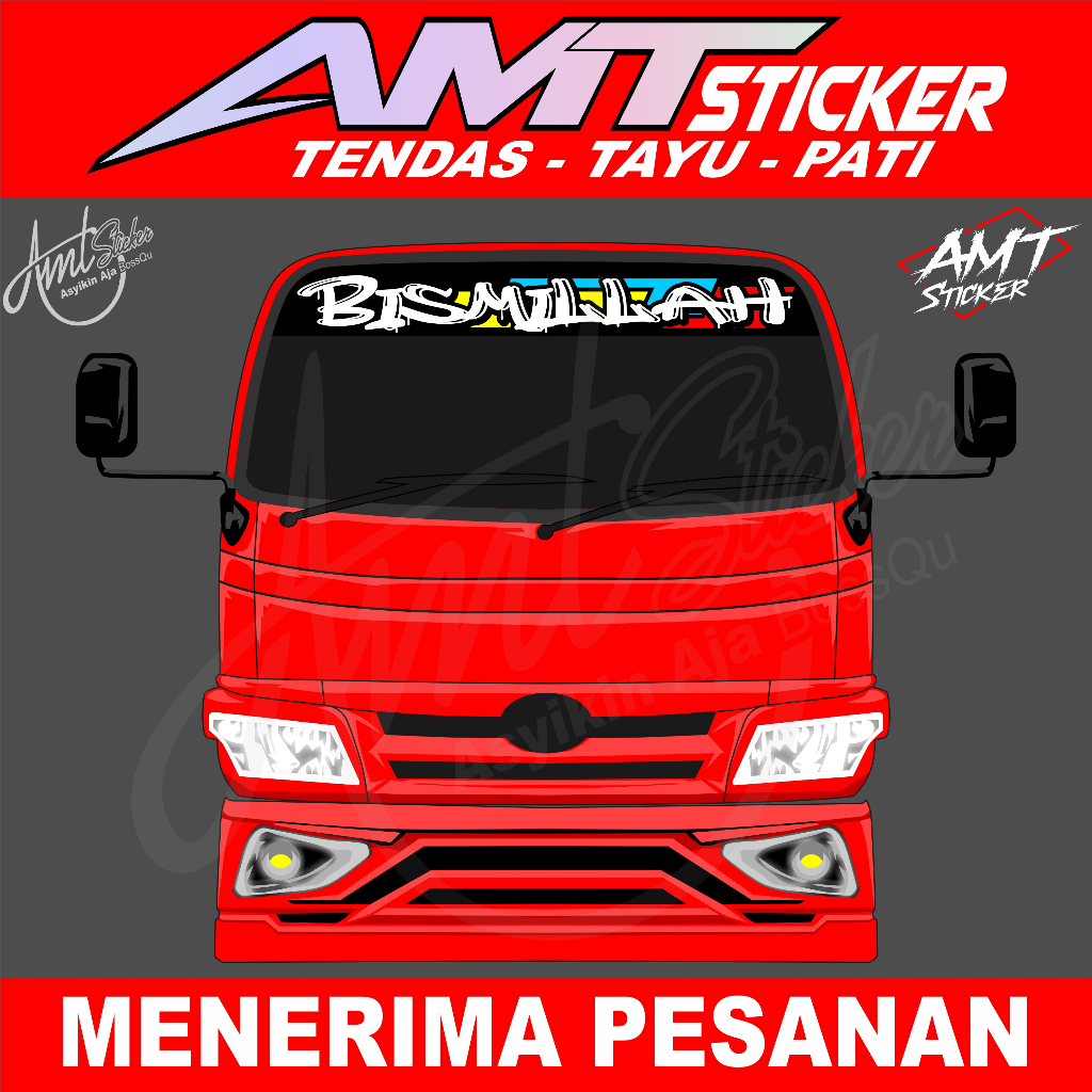 Dyna/dutro Truck Windshield Block Sticker - Can Request/Custom | Shopee ...