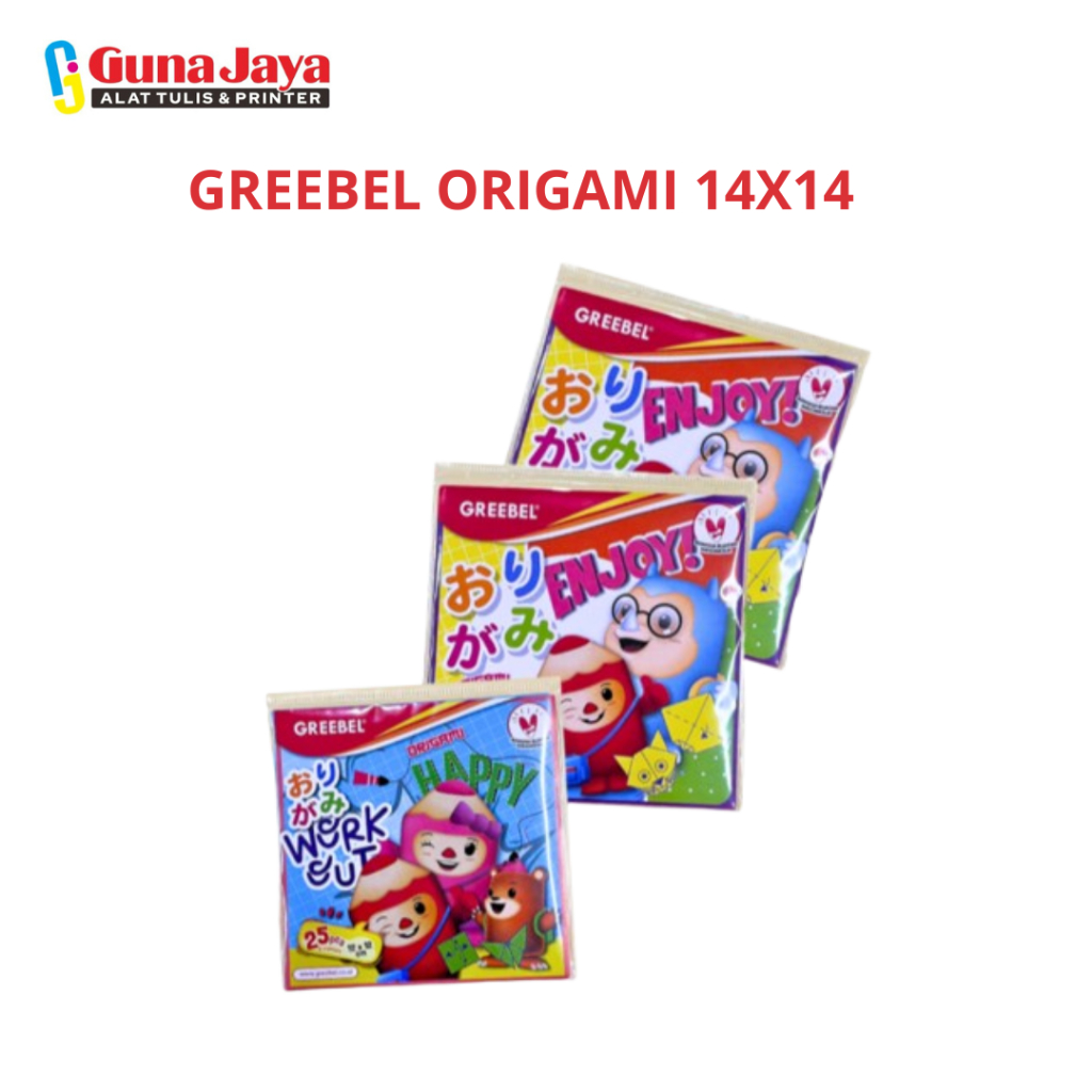 Greebel Origami 14x14 - Origami Paper 14x14 cm Paper Craft 5 Colors ...