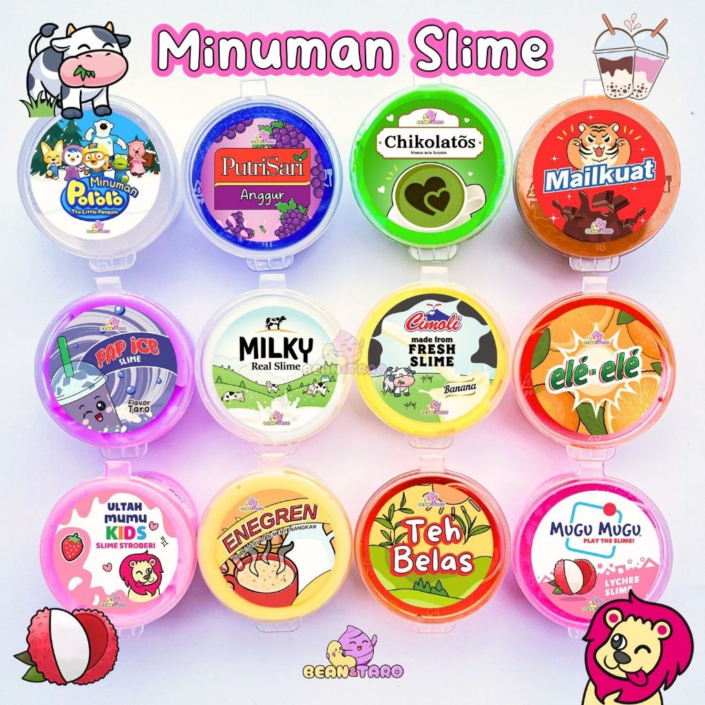 SLIME DRINK 25 ML BY SLIME BINTARO || TOFU SLIME|| JIGGLY SLIME || SLIME || SAVING SLIME ...