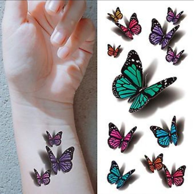 Adult temporary butterfly tattoo temporary butterfly tattoo non ...