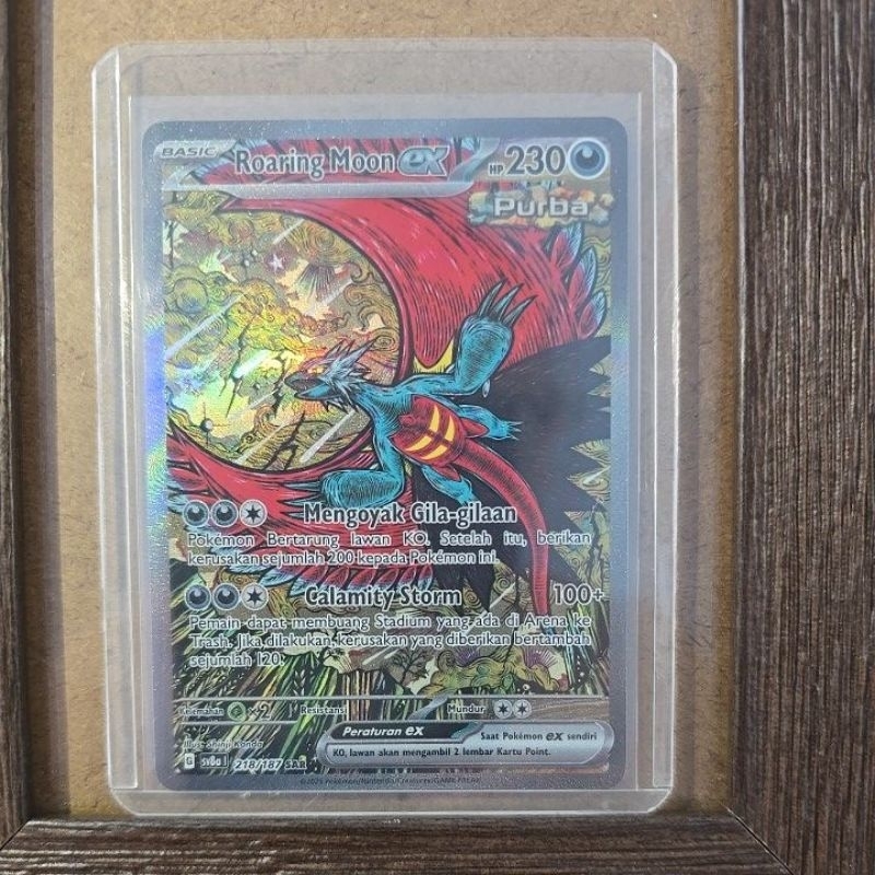 Roaring Moon EX SAR TCG INDONESIAN POKEMON / INDONESIAN POKEMON CARD | Shopee Malaysia