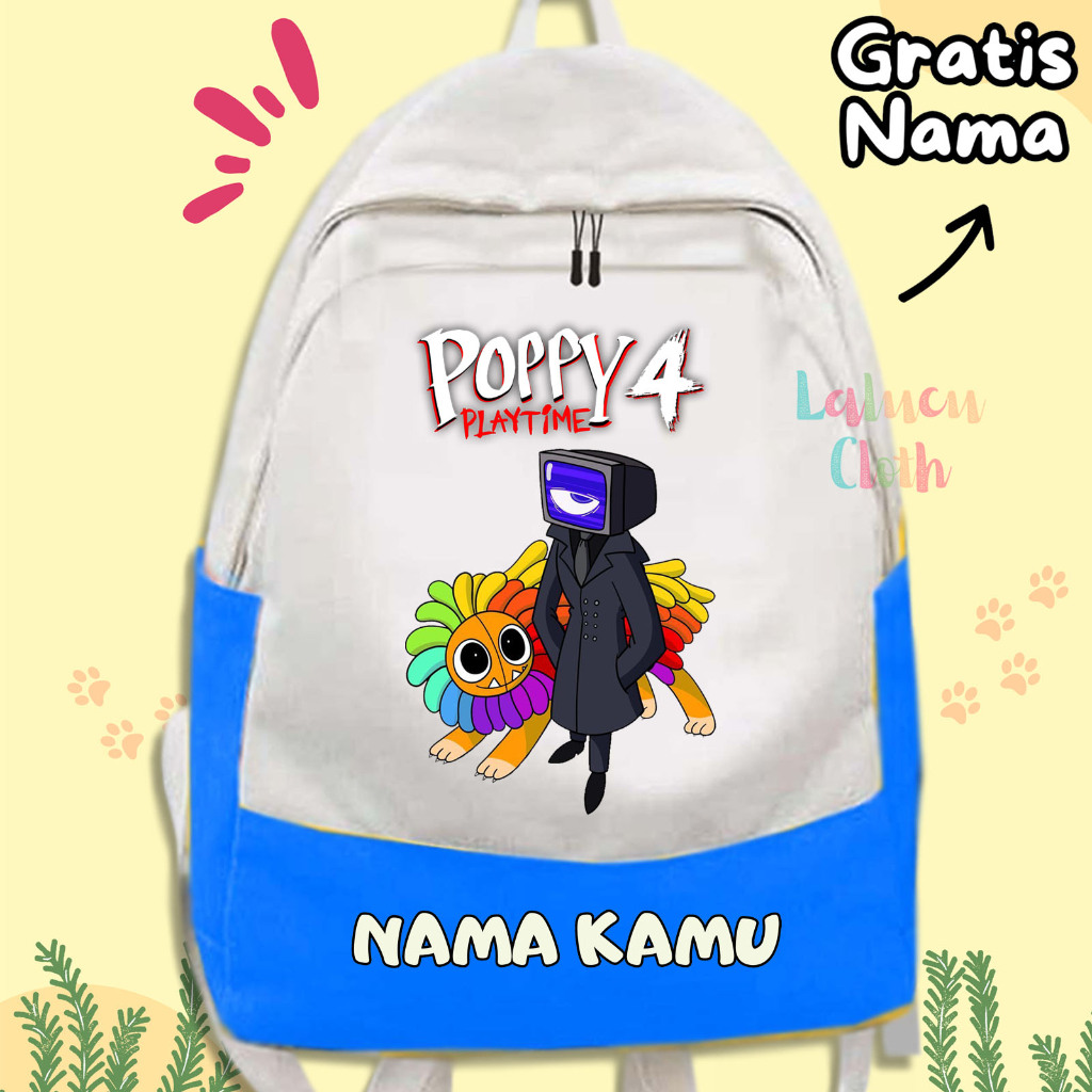 Poppy PLAYTIME CHILDREN'S BACKPACK 4 / NEWEST YARNABY AND THE DOCTOR ...