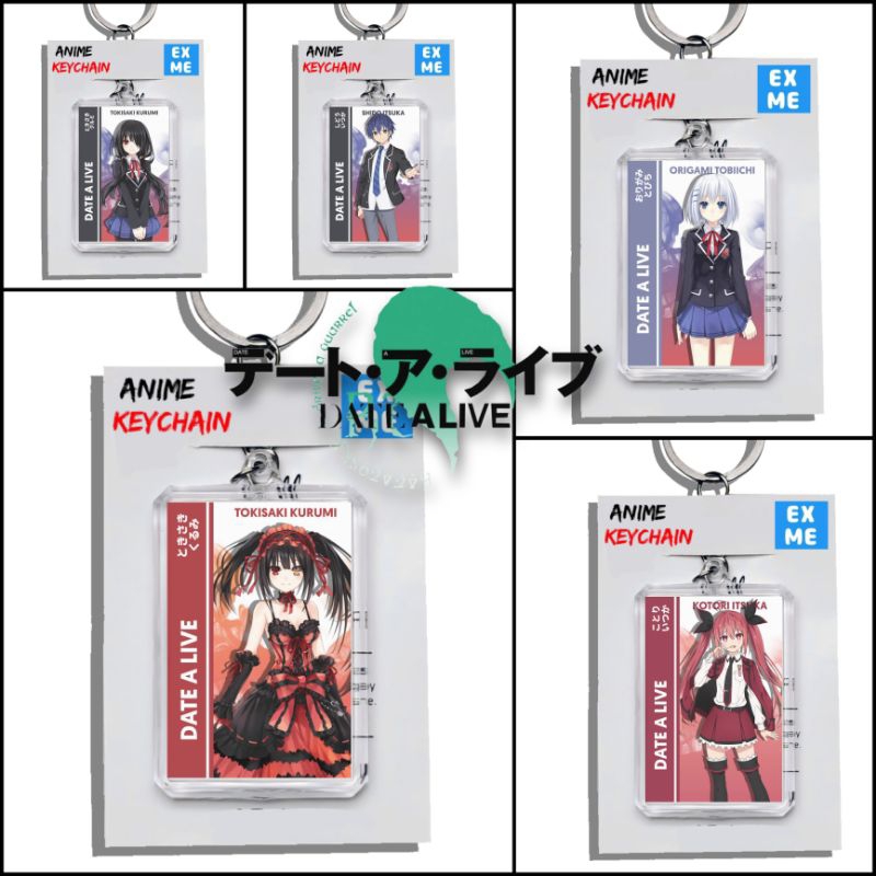 GANTUNGAN Date a Live Keychain - Date a Live Keychain - Anime Ganci ...