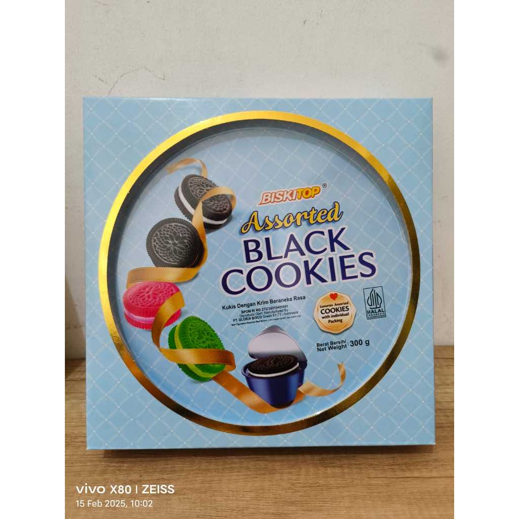 Biskitop ASSORTED BLACK COOKIES - 300gr | Shopee Malaysia